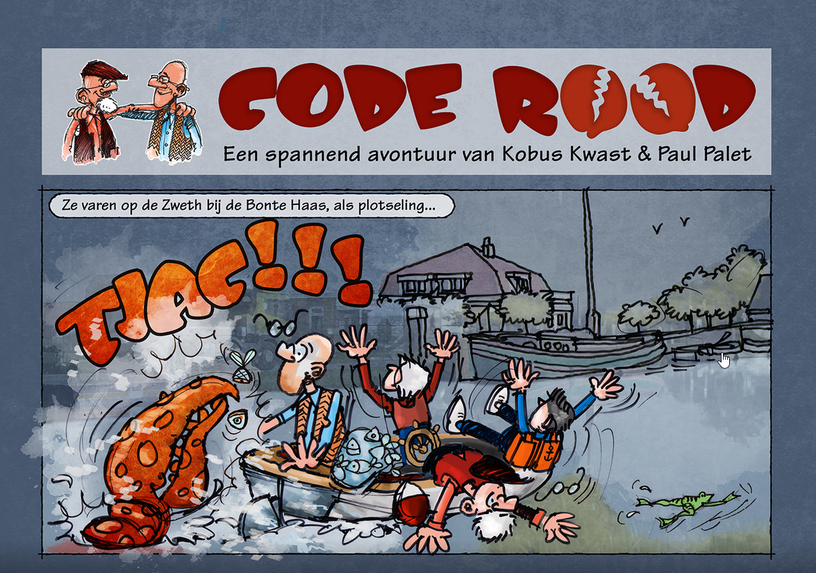 Code Rood: Stripboek over Rivierkreeften - Kennisplatform Rivierkreeft